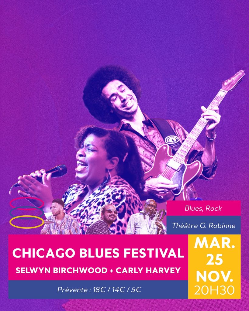 Chicago blues festival: Selwyn Birchood + Carly Harvey